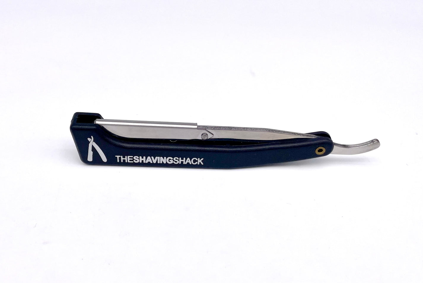 The Shaving Shack Black Vented Shavette - Cut-Throat Razor - Shaving Time
