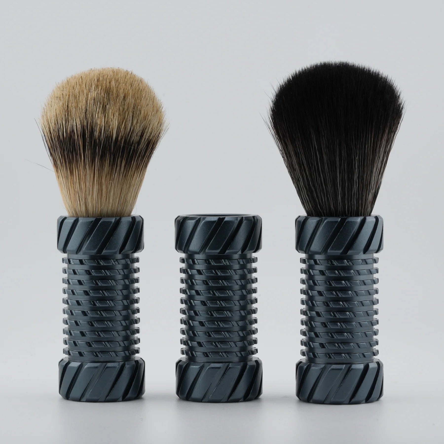OliWorks Shaving Brush DARK GRAY – Shaving Time