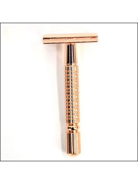 Epsilon Rose Gold Safety Razor – Shaving Time