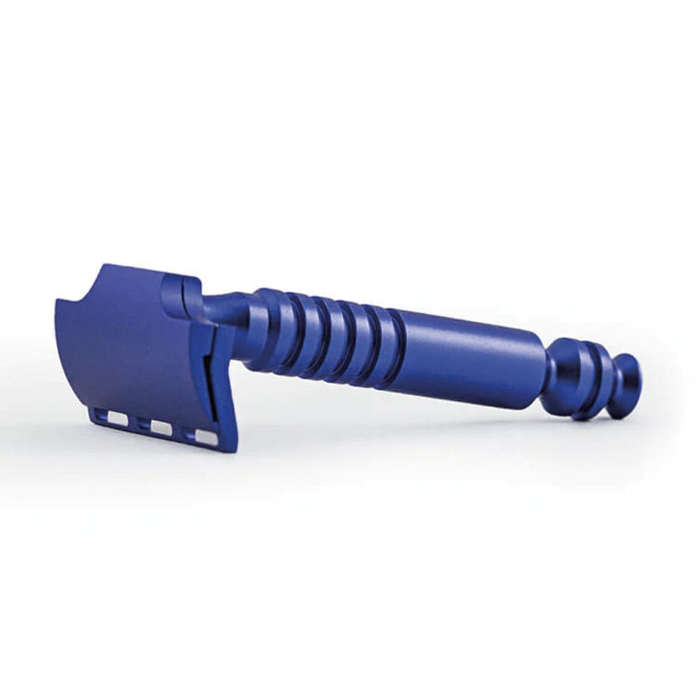 Electric Blue Hawk Single Edge Safety Razor V2 by RazoRock - Shaving Time